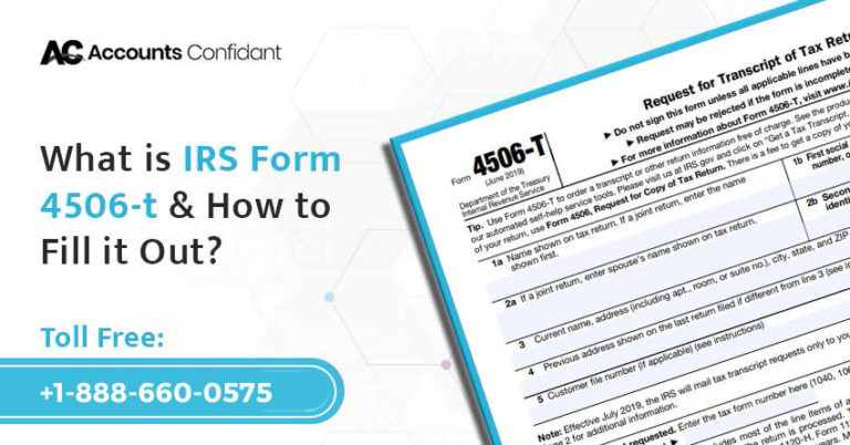 What is IRS Form 4506-t & How to Fill it Out? - Accounts Confidant